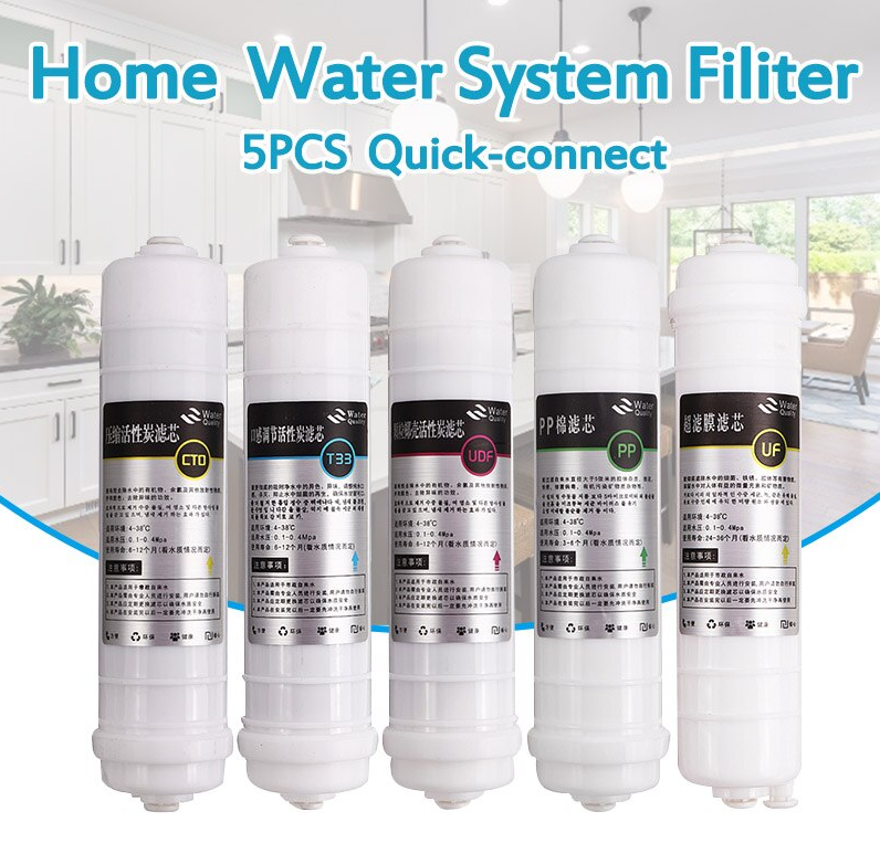 Ready Stock- 5 pcs 10 inch Reverse Osmosis RO Water Filters Replacement Set Water Filter ...