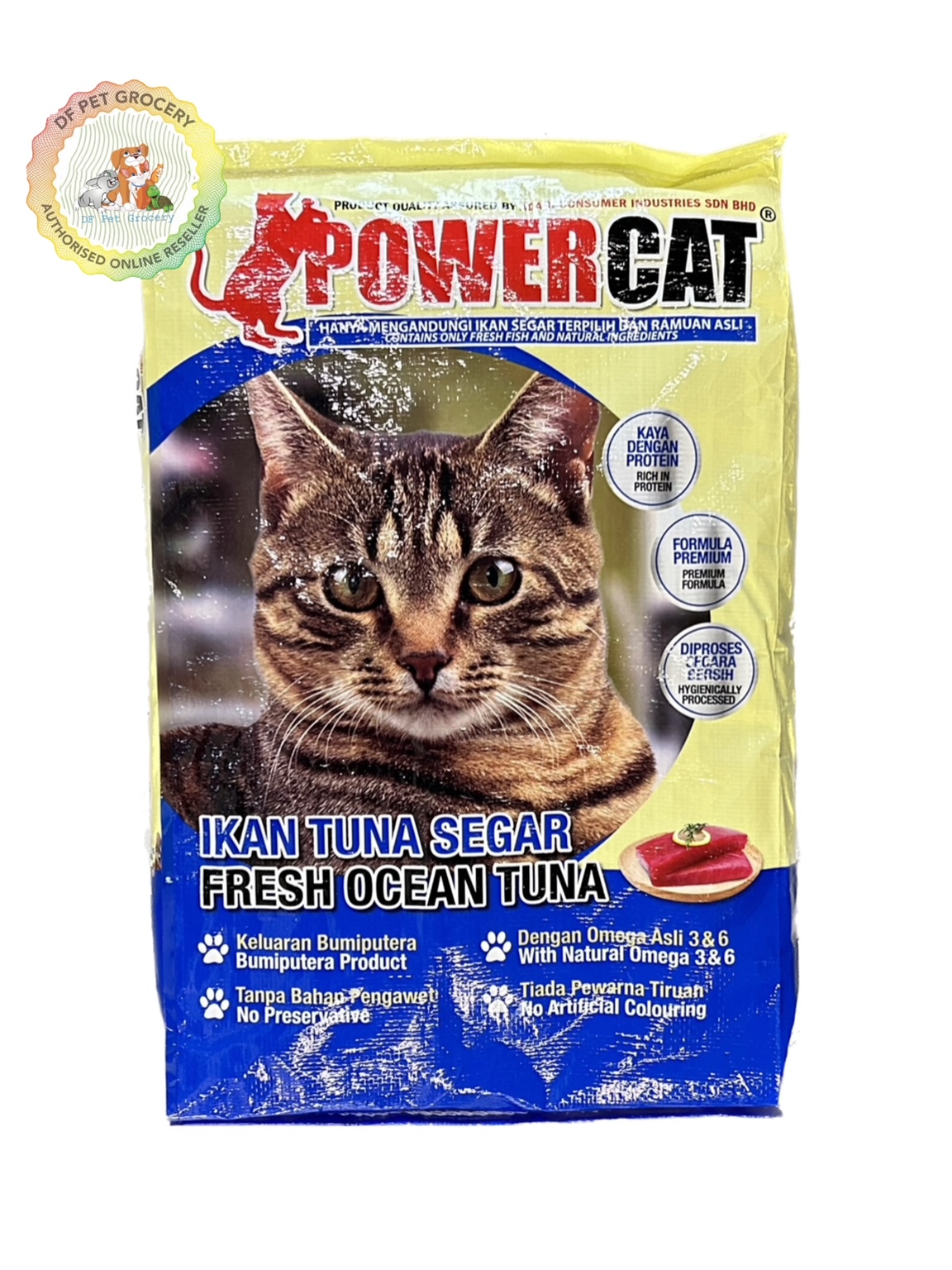Power Cat Fresh Ocean Fish / Tuna Cat Food 6.5KG - PowerCat | Shopee Malaysia