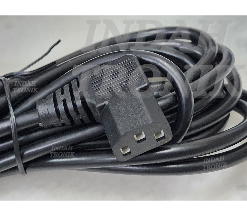 10 Meter UK 3 Pin Plug L Shape Power Cord with Fuse for Desktop PC LCD ...