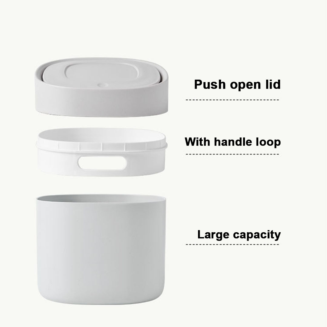 MINI DESK BIN DESKTOP TRASH CAN DESKTOP BIN CAR SMALL WASTE BIN BASKET ...