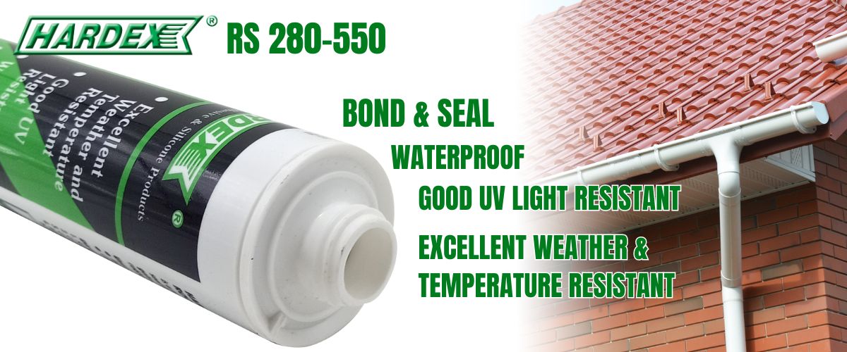 HARDEX RS 280-550 AWNING GUTTER & ROOF BUTYL RUBBER Pelekat Bumbung ...