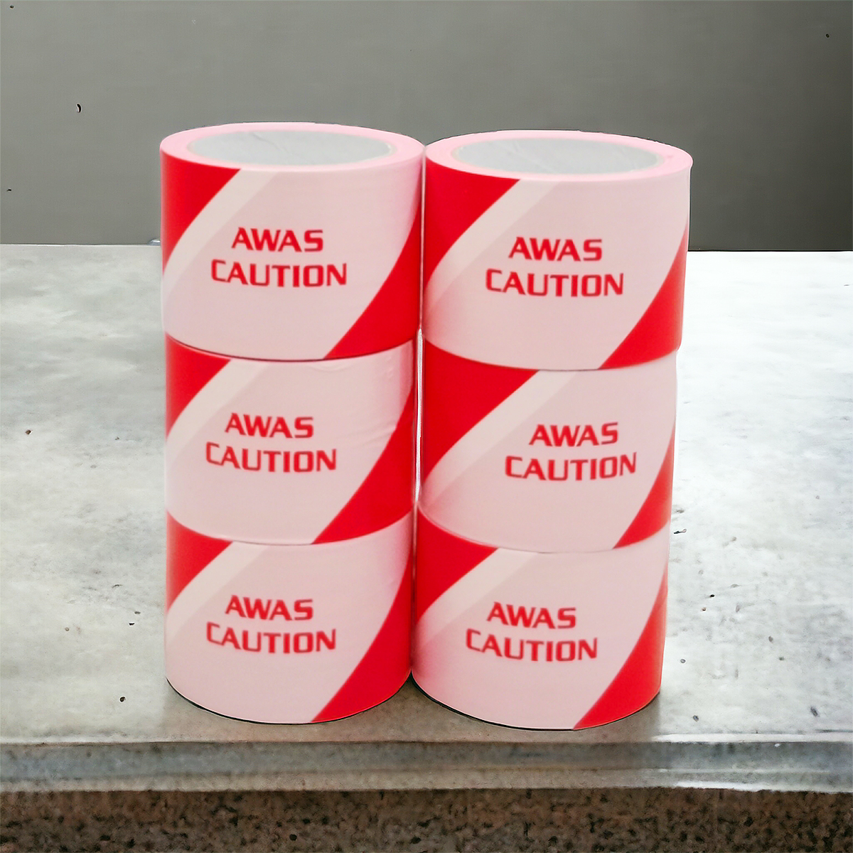 Selamat Barrier Tape Awas/Caution Pita Reben Amaran Tidak Berpelekat ...