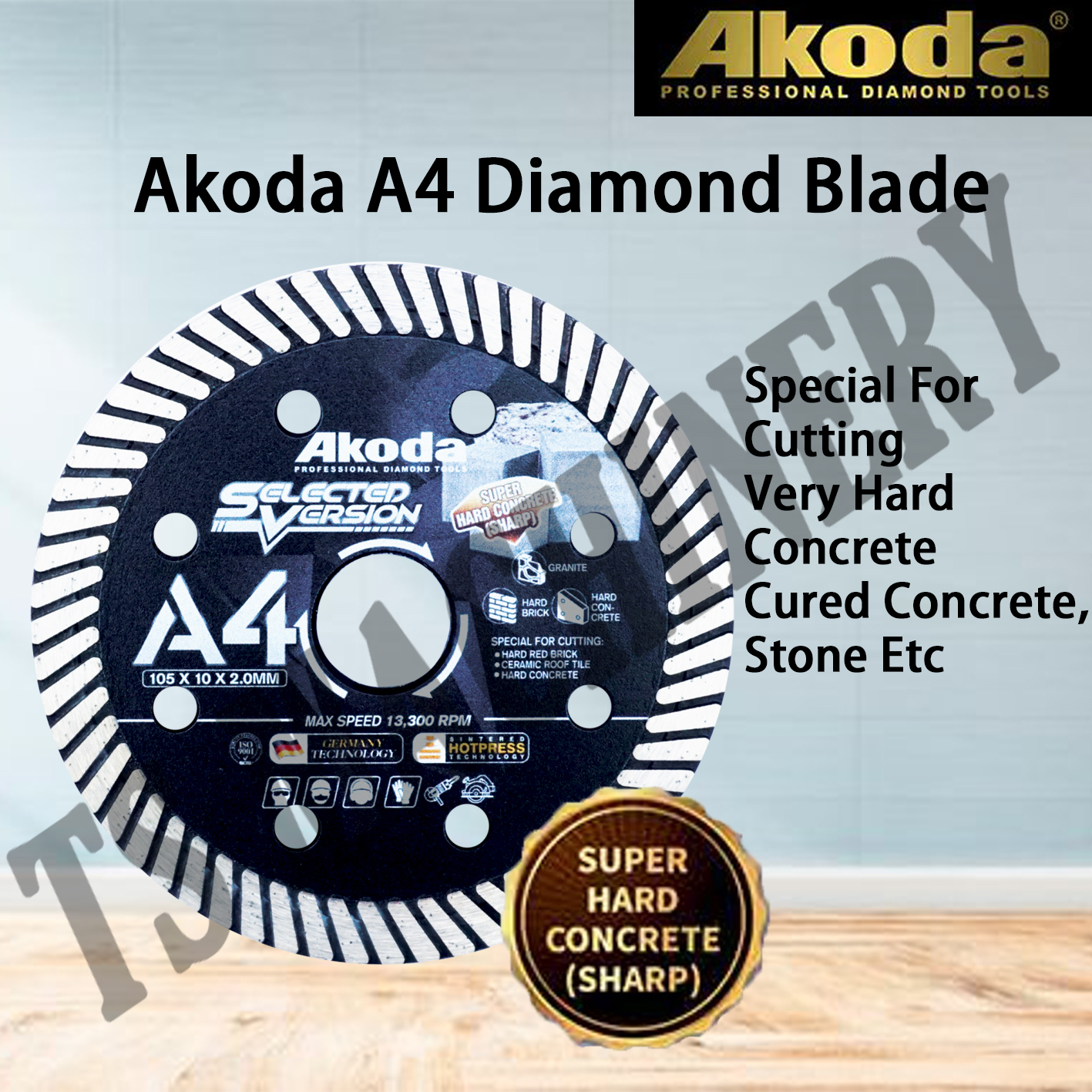 [𝐎𝐑𝐈𝐆𝐈𝐍𝐀𝐋]Akoda Heavy Duty Diamond Cutting Blade A1, A2, A3, A4, A5, A7 ...