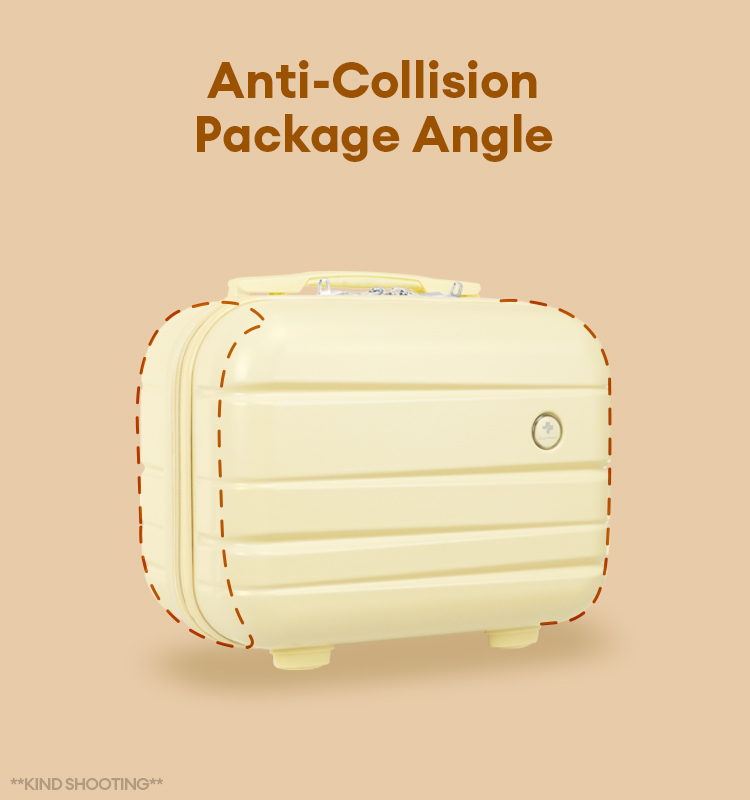 Case Valker Anna 14 inches PC+ABS Cosmetic Case Travel Luggage Bag (14 ...