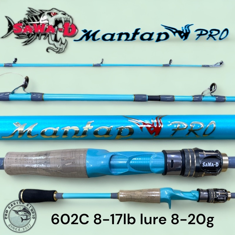 SAWA D MANTAP PRO FISHING ROD joran pancing solid top section | Shopee ...