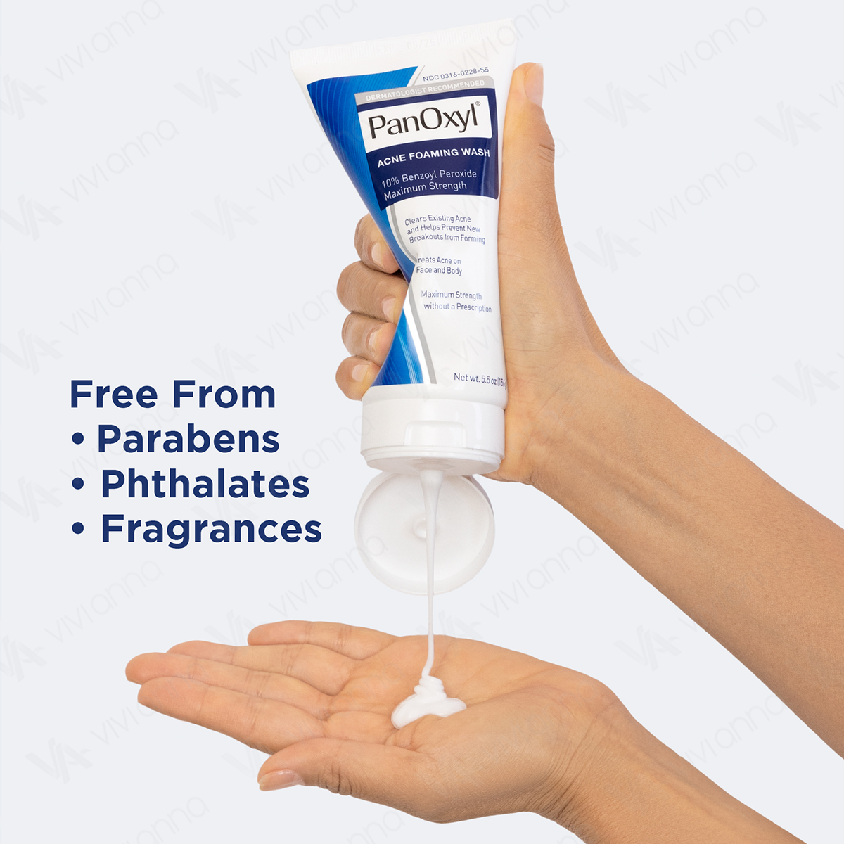 Maxium Pan Benzoyl Acne Cleanser, Pan Face Wash 4% Benzoyl Peroxide ...