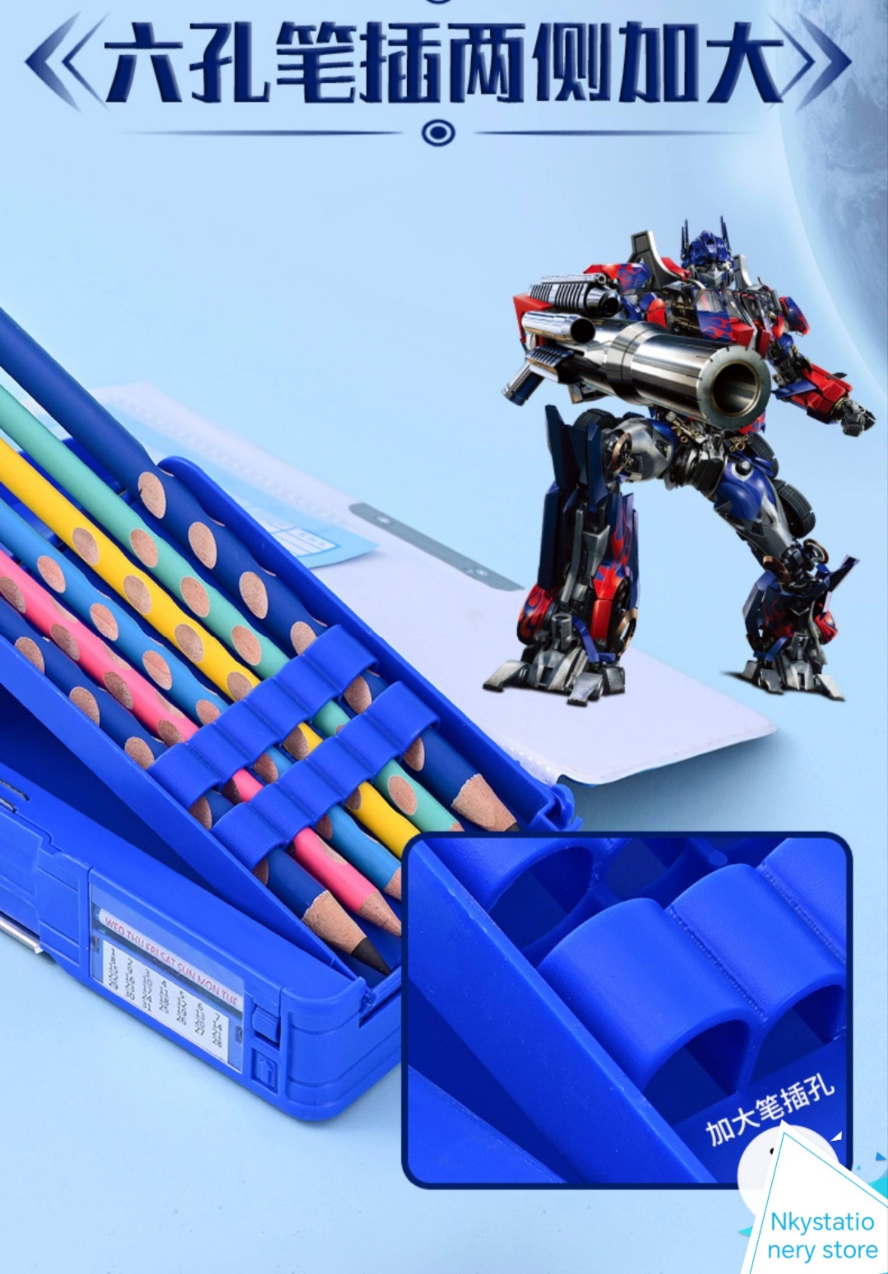 🔥Ready Stock🔥 Digital Jam Magnet Transformer Boy Pencil Case kotak ...