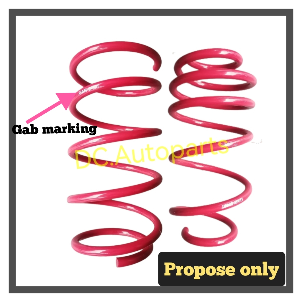 100% ORIGINAL GAB SPORT LOWER SPRING HONDA CIVIC ES S5A S5G SR4 EH EG ...