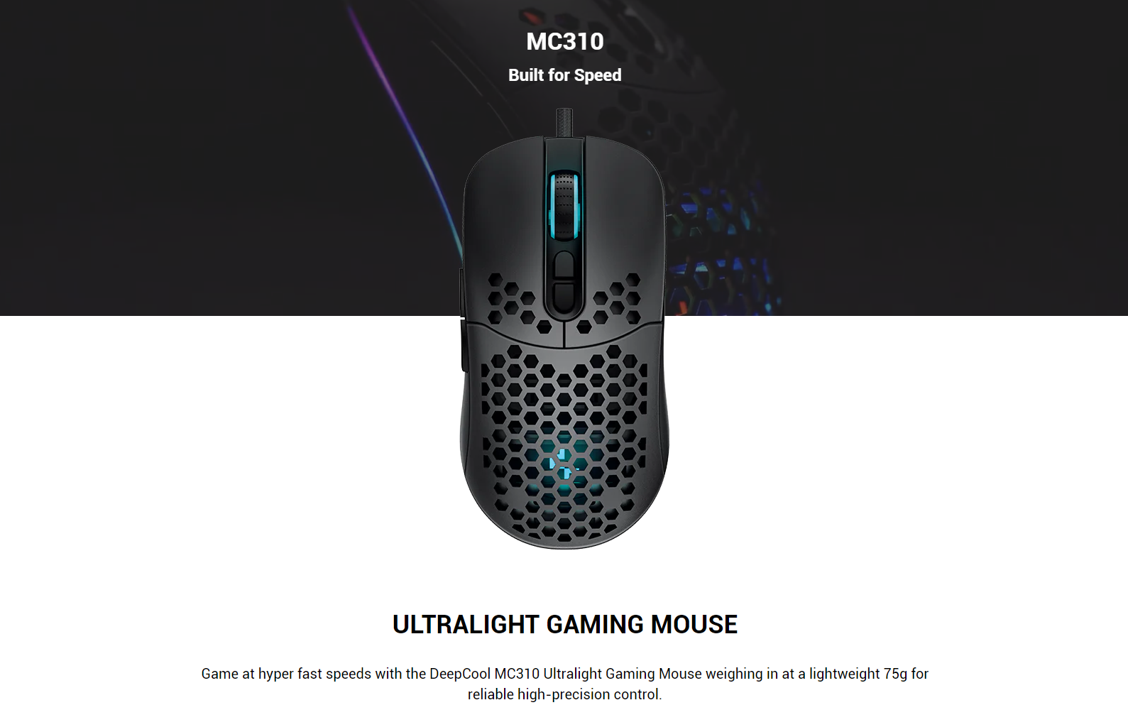 DeepCool MC310 RGB Gaming Mouse # R-MC310-BKCUNN-G | Shopee Malaysia