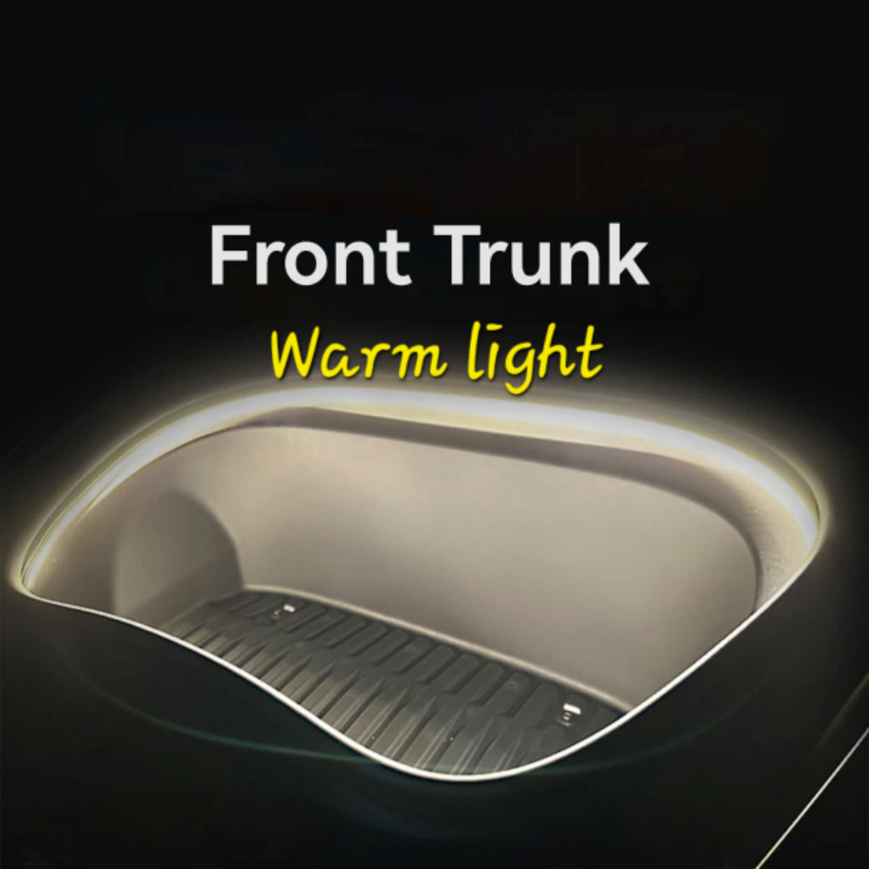PA Front Trunk Brighten LED Strip Tesla Model 3 Highland 2024 Back ...