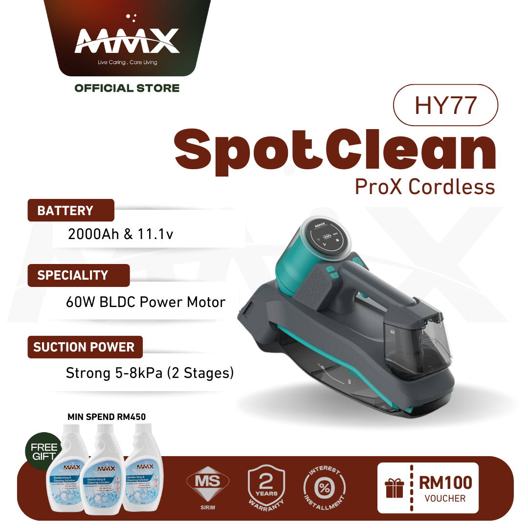 MMX SpotClean ProX HY77 Pembersih Sofa Tempat Mudah Alih Tanpa Kord ...