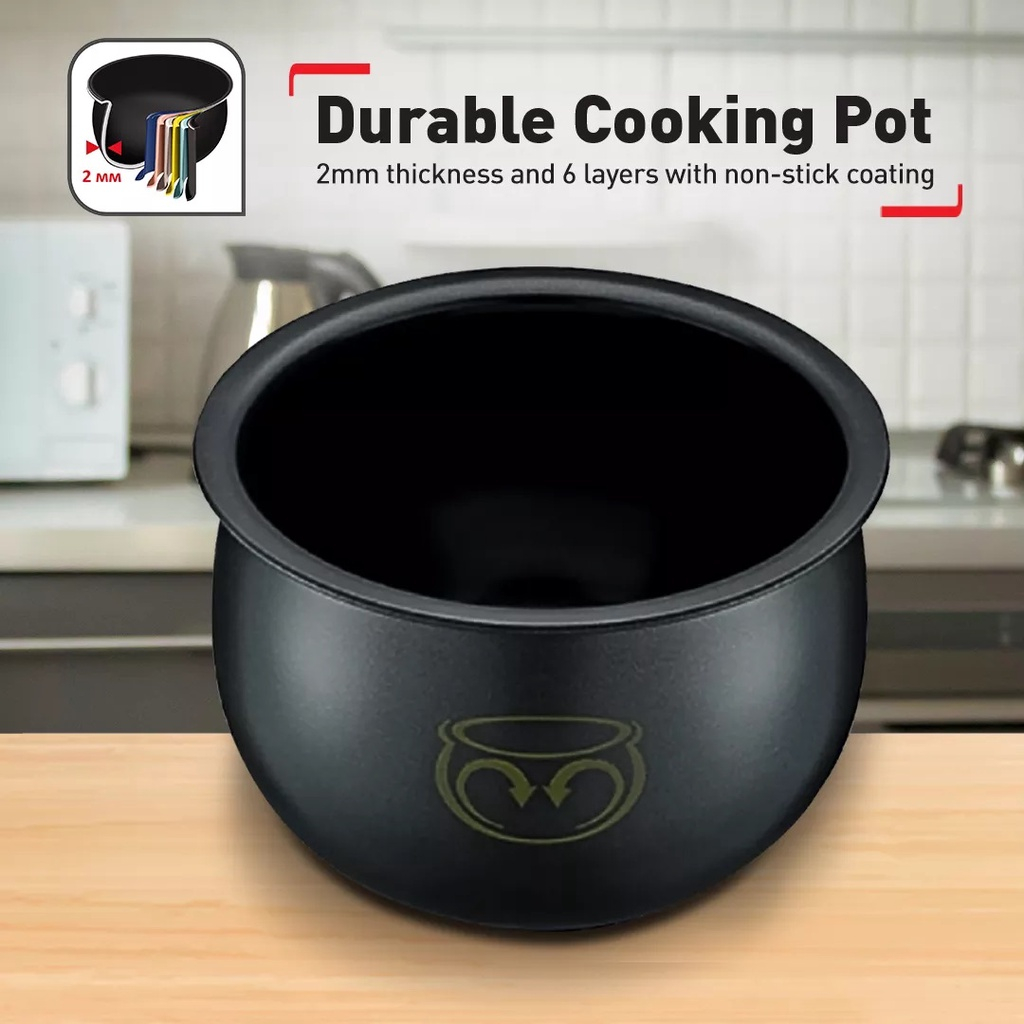 [FREE SHIPPING] Tefal RK6011 Mini Fuzzy Spherical Pot Rice Cooker ...