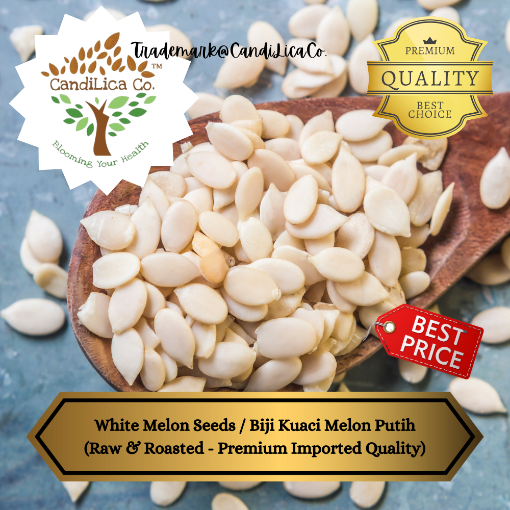 CandiLica Co. Premium Imported White Melon Seeds / Biji Kuaci Melon ...