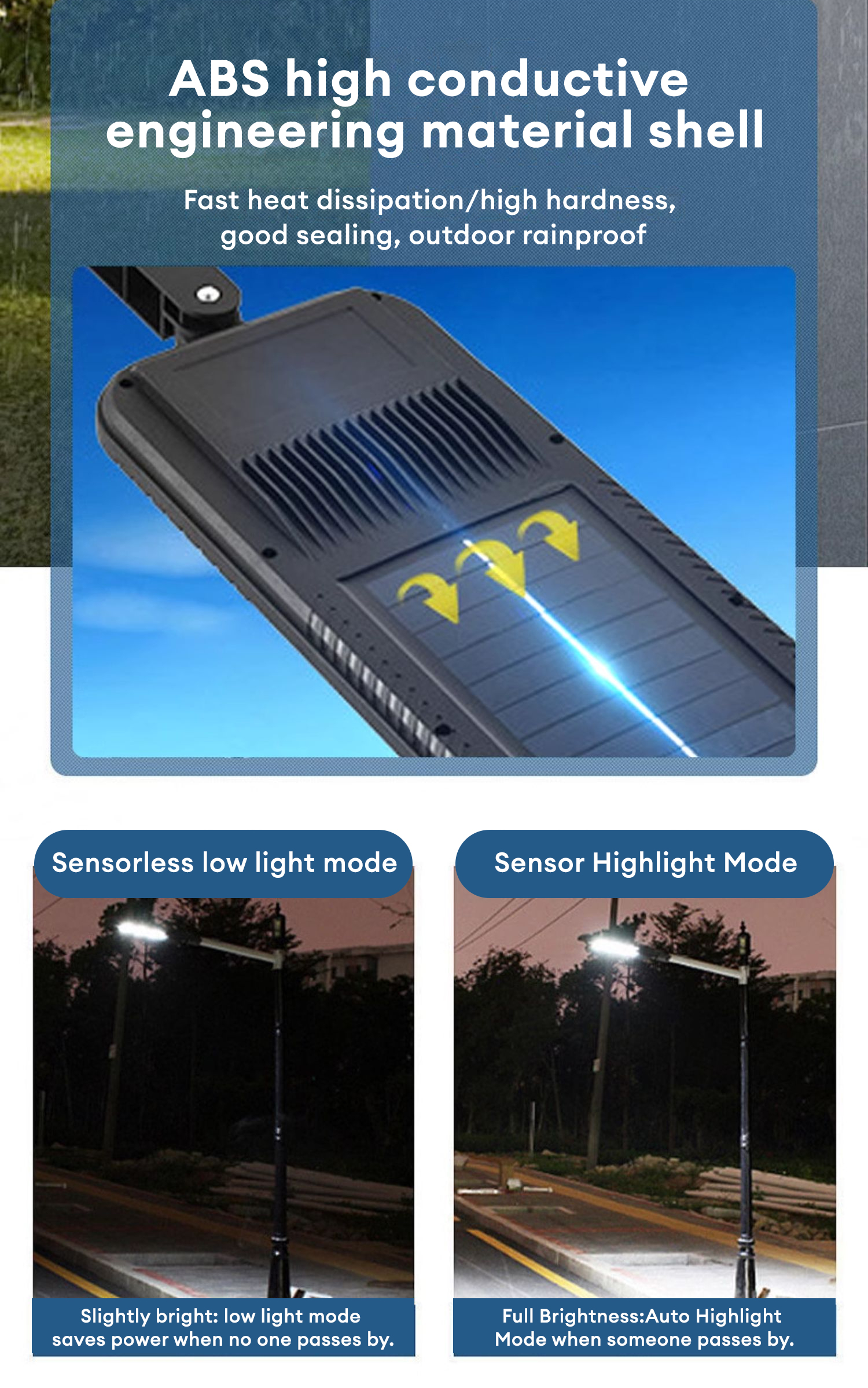 Solar Light 400W Lampu Solar Outdoor Lighting Waterproof IP67 Parking ...