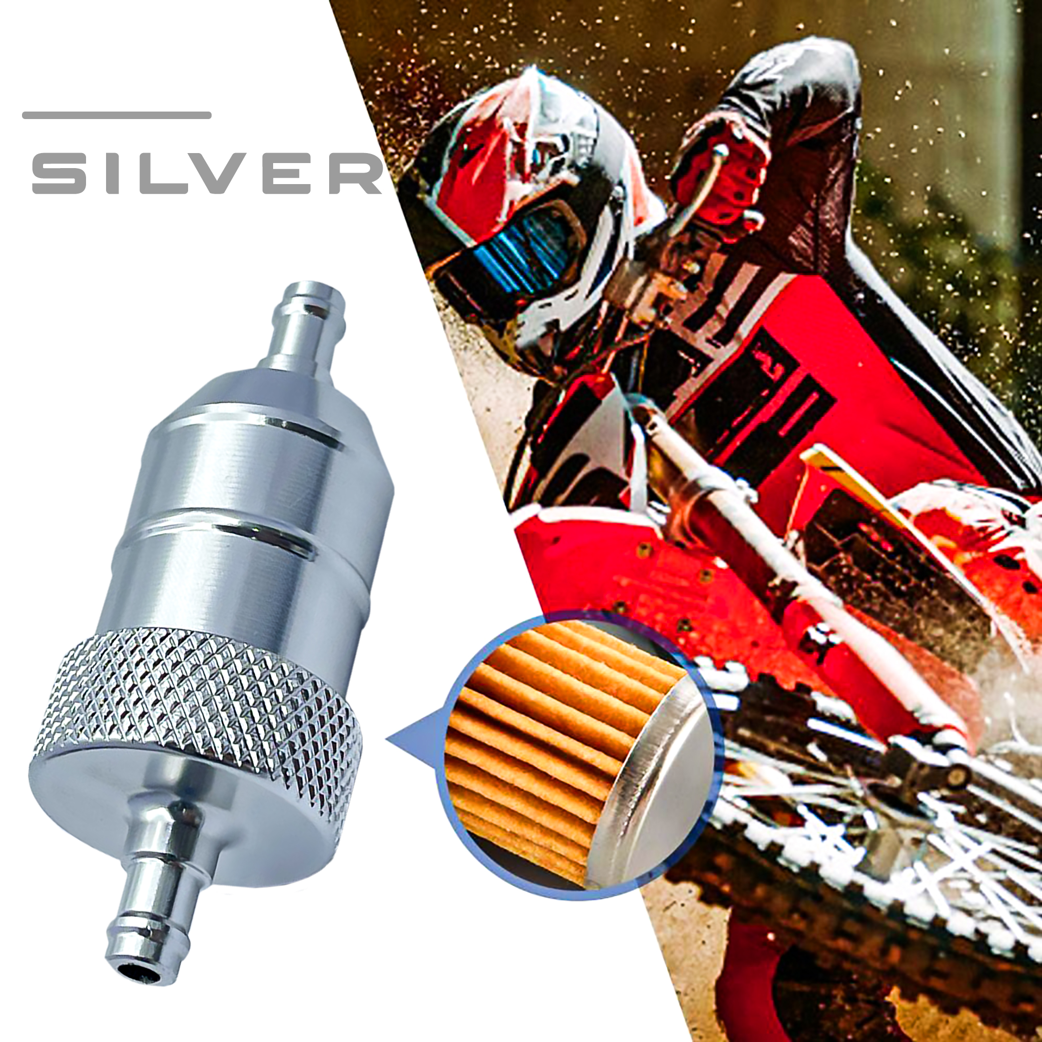 PHOMSU 8MM PETROL FILTER ALLOY FUEL PETROL DIESELS FILTER PENAPIS ...
