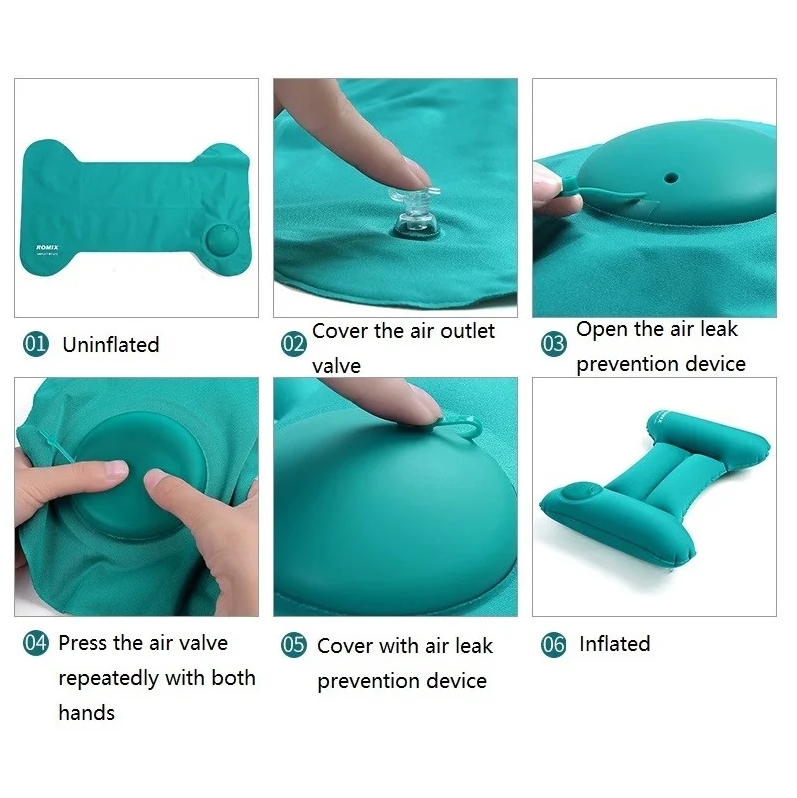 Inflatable Travel Waist Pillow, Lumbar Back Support Pillow for Airplane ...
