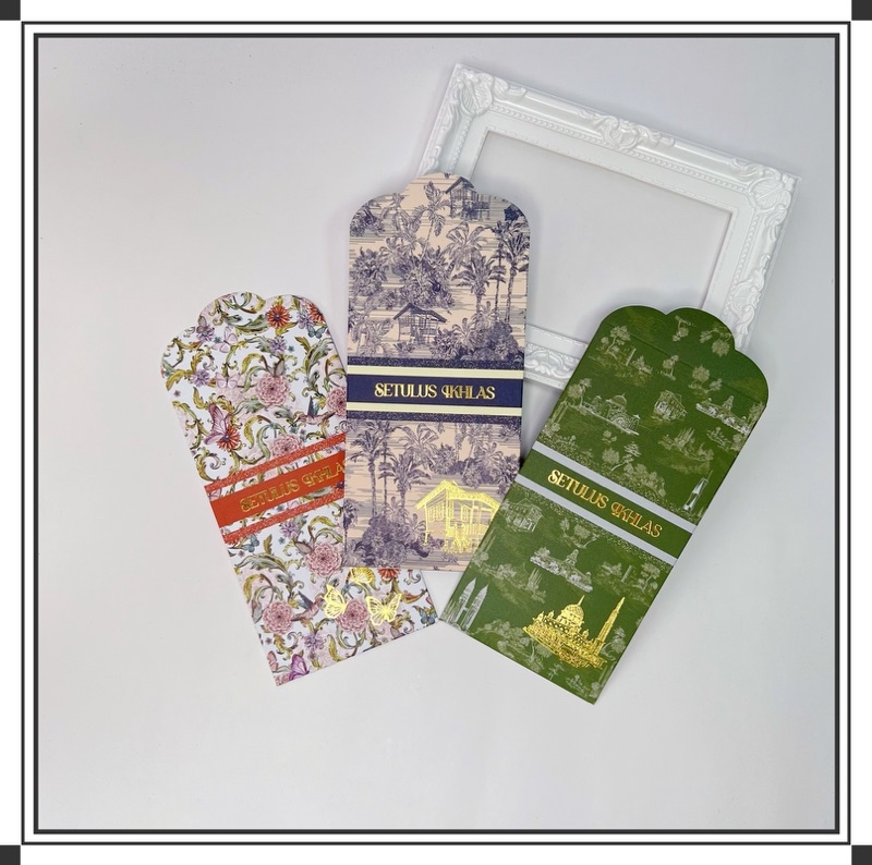 5pcs/pack Sampul Duit Raya Premium Gold. Exclusive Money Packet Selamat ...