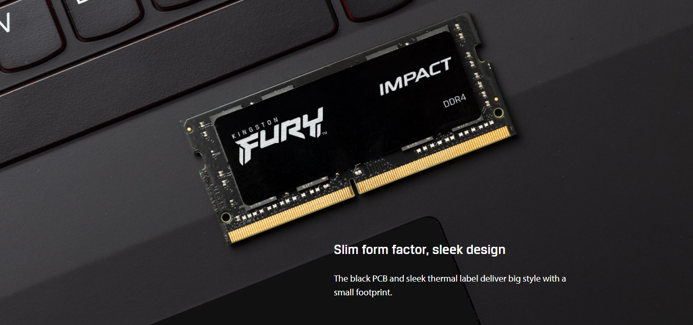 Kingston Fury Impact DDR4 32GB 16GB 8GB 3200MHZ SODIMMs Notebook Ram (KF432S20IB/16 KF432S20IB ...