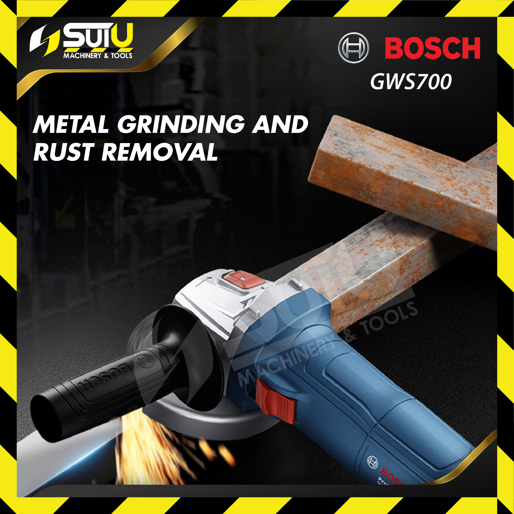 [ LIMITED PROMOTION ] BOSCH GWS700 / GWS 700 4" / 100MM Corded Angle ...