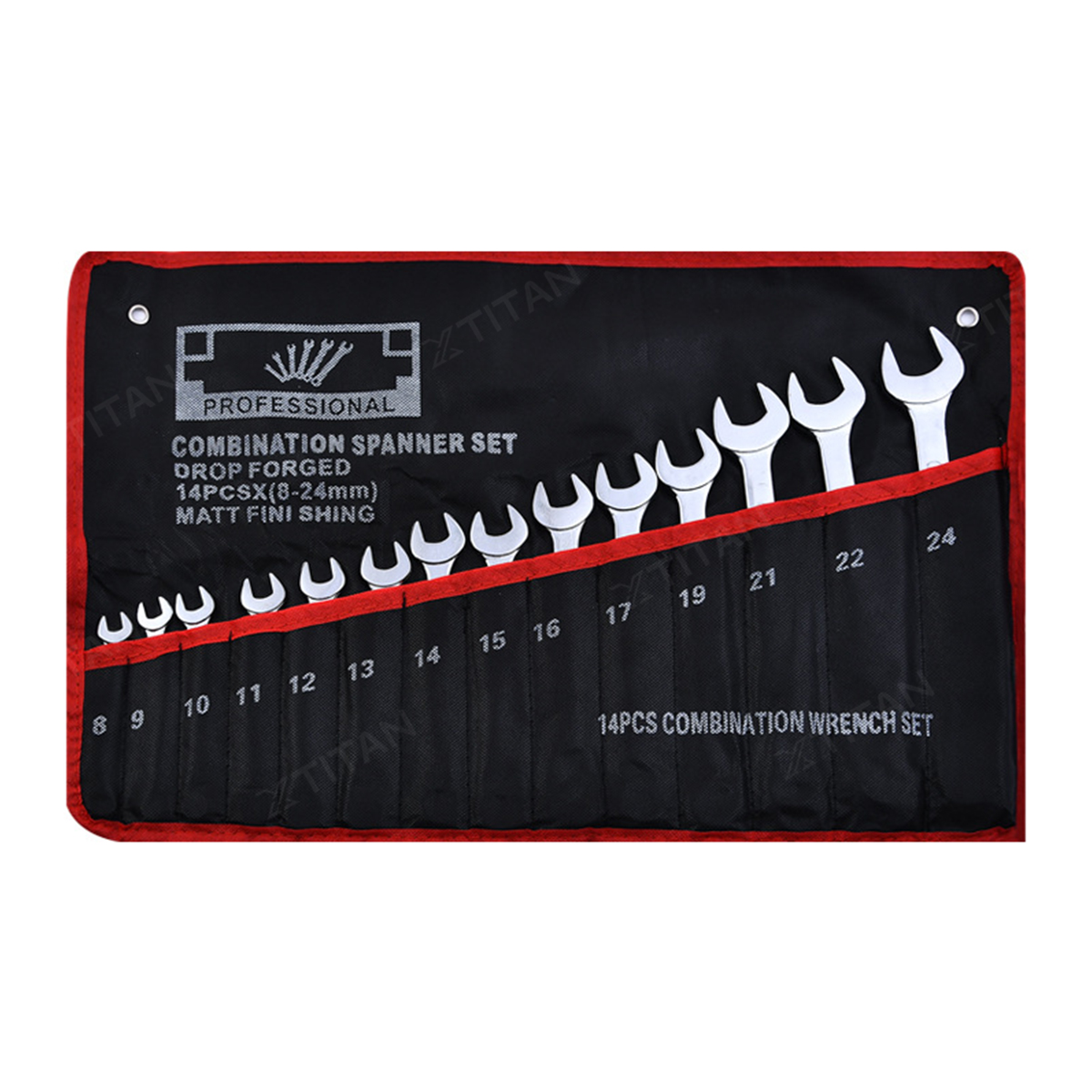 CLC Tool Steel High Hardness 8/14pcs 8-24mm Dual Purpose Combination ...