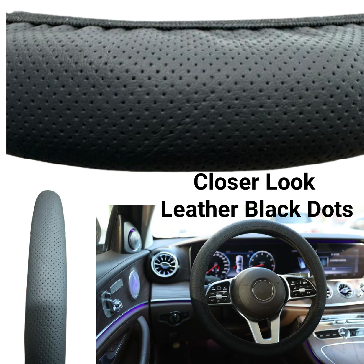 Penutup Roda Stereng Kereta Car Steering Wheel Carbon 6D Cover 38CM ...