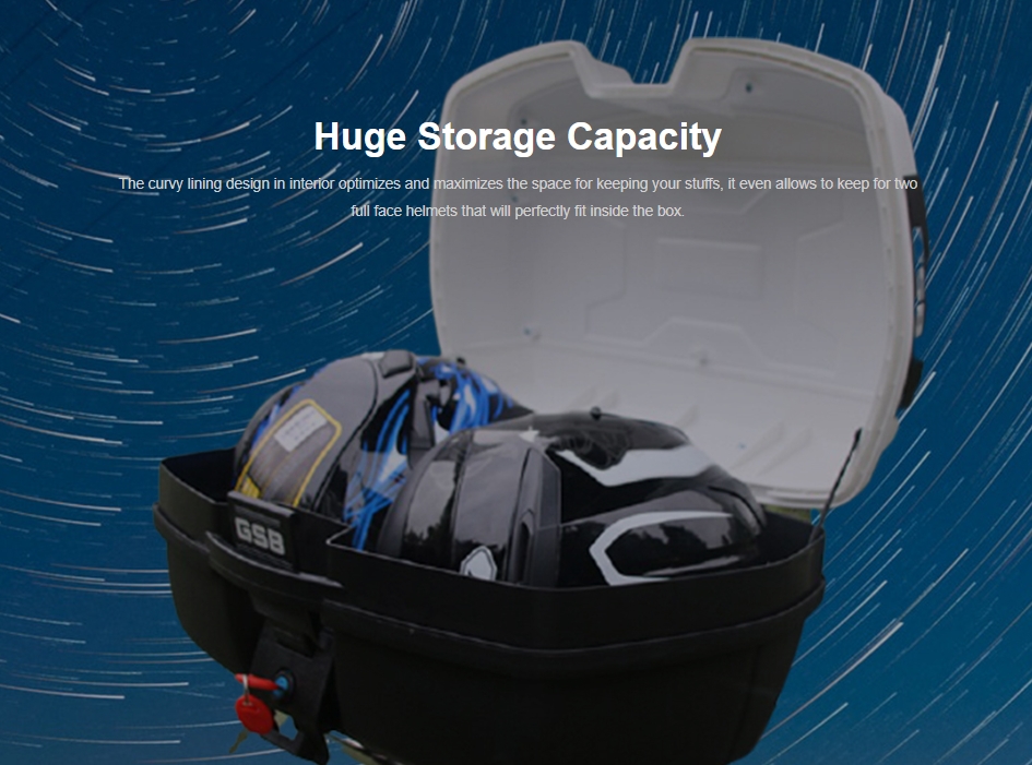 Box GSB 35L/47L Motorcycle Box Lc135 Motorcycle Box Storage Top Box ...