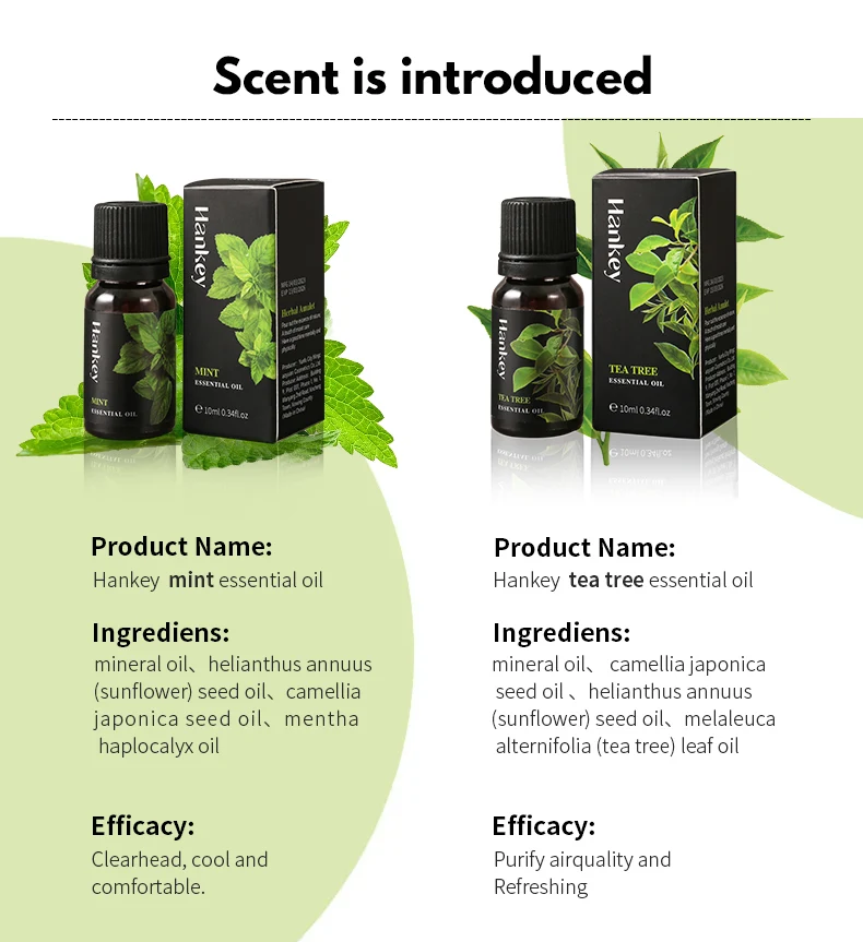 【Hankey Essential Oil】10ml Aroma Air Diffuser Water Soluble ...