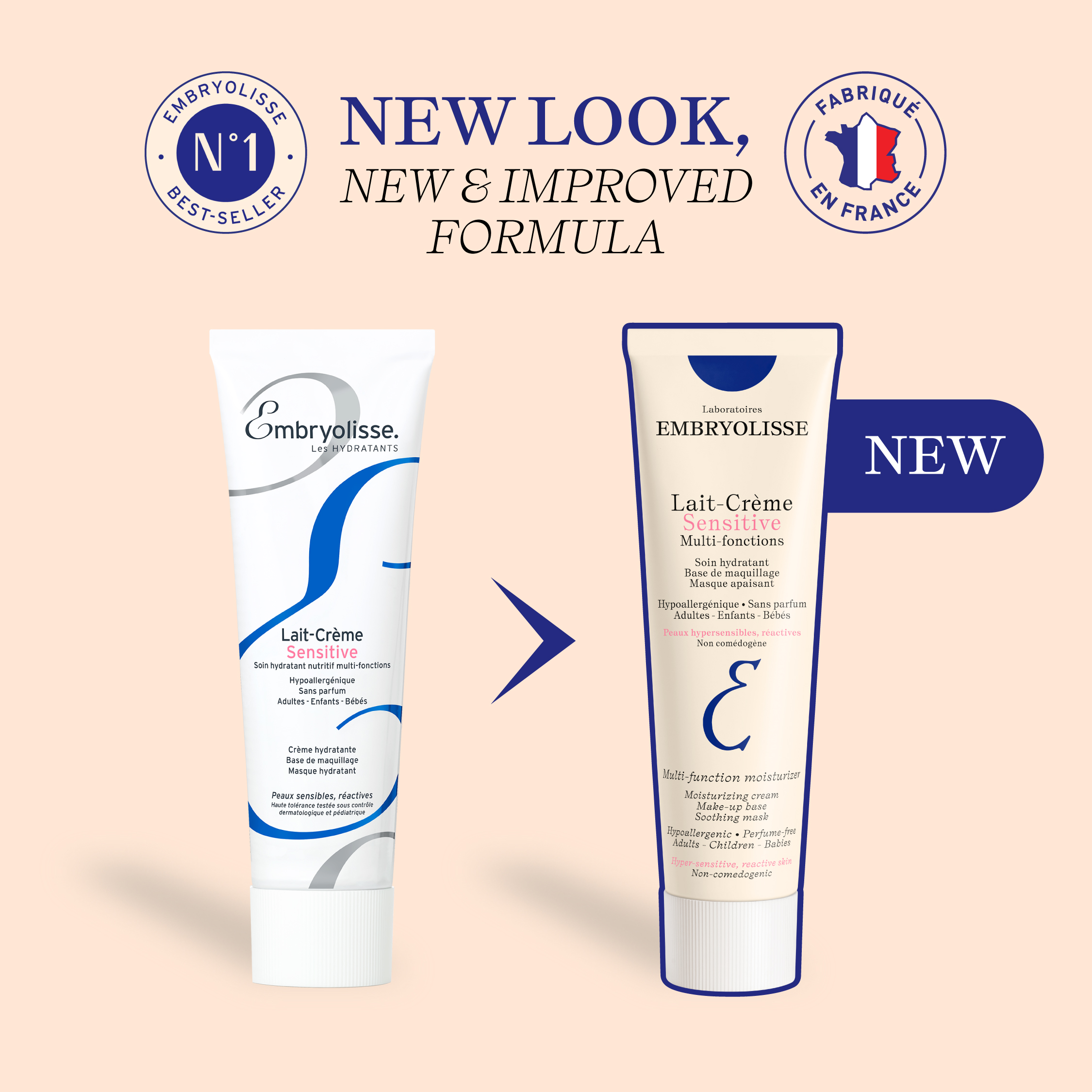 EMBRYOLISSE Lait-Crème Sensitive (100ml) | Shopee Malaysia
