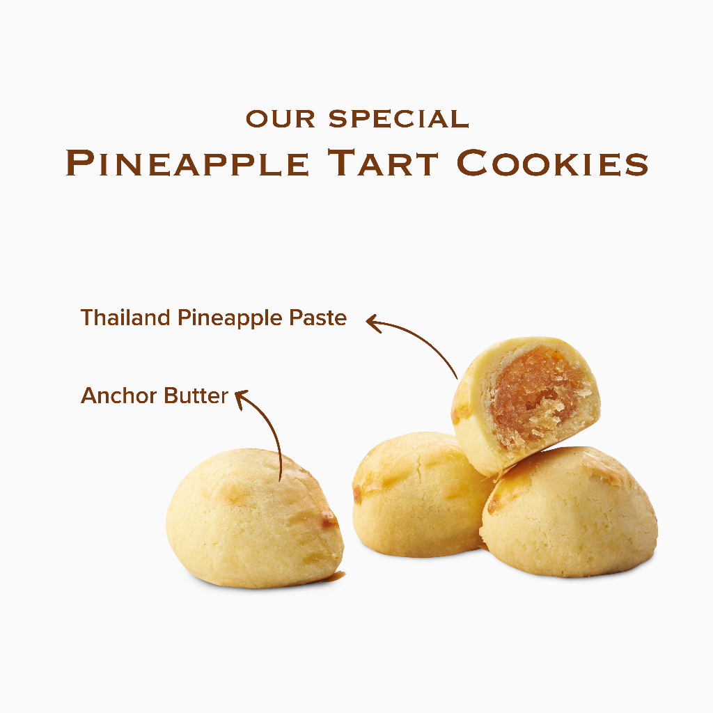 Joymom's PINEAPPLE BALL PREMIUM COOKIES - Door Gift BISKUT COOKIES JMM ...