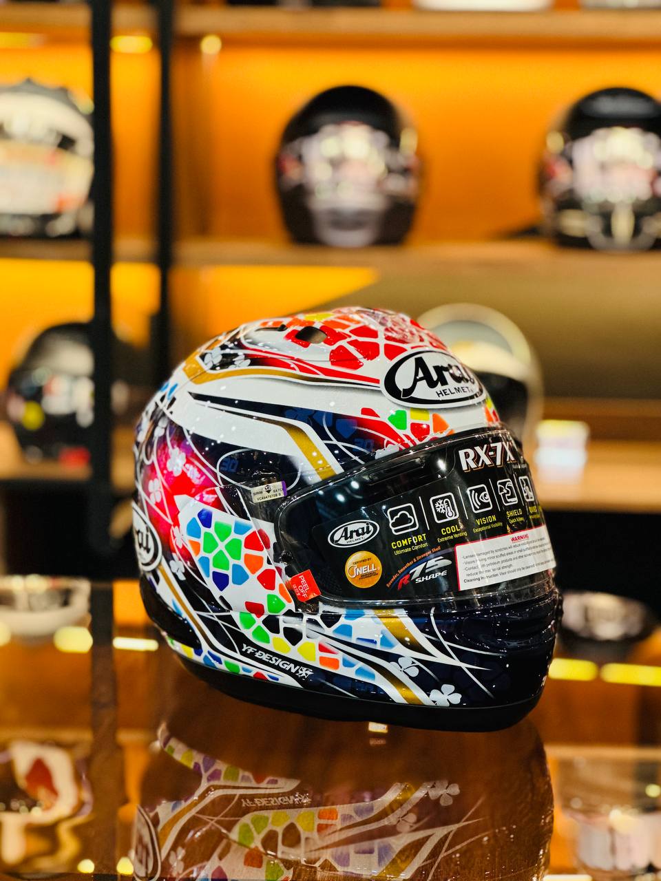 ARAI Rx7x Nakagami Gp-2 100% Original Made In Japan Full Face Helmets ...