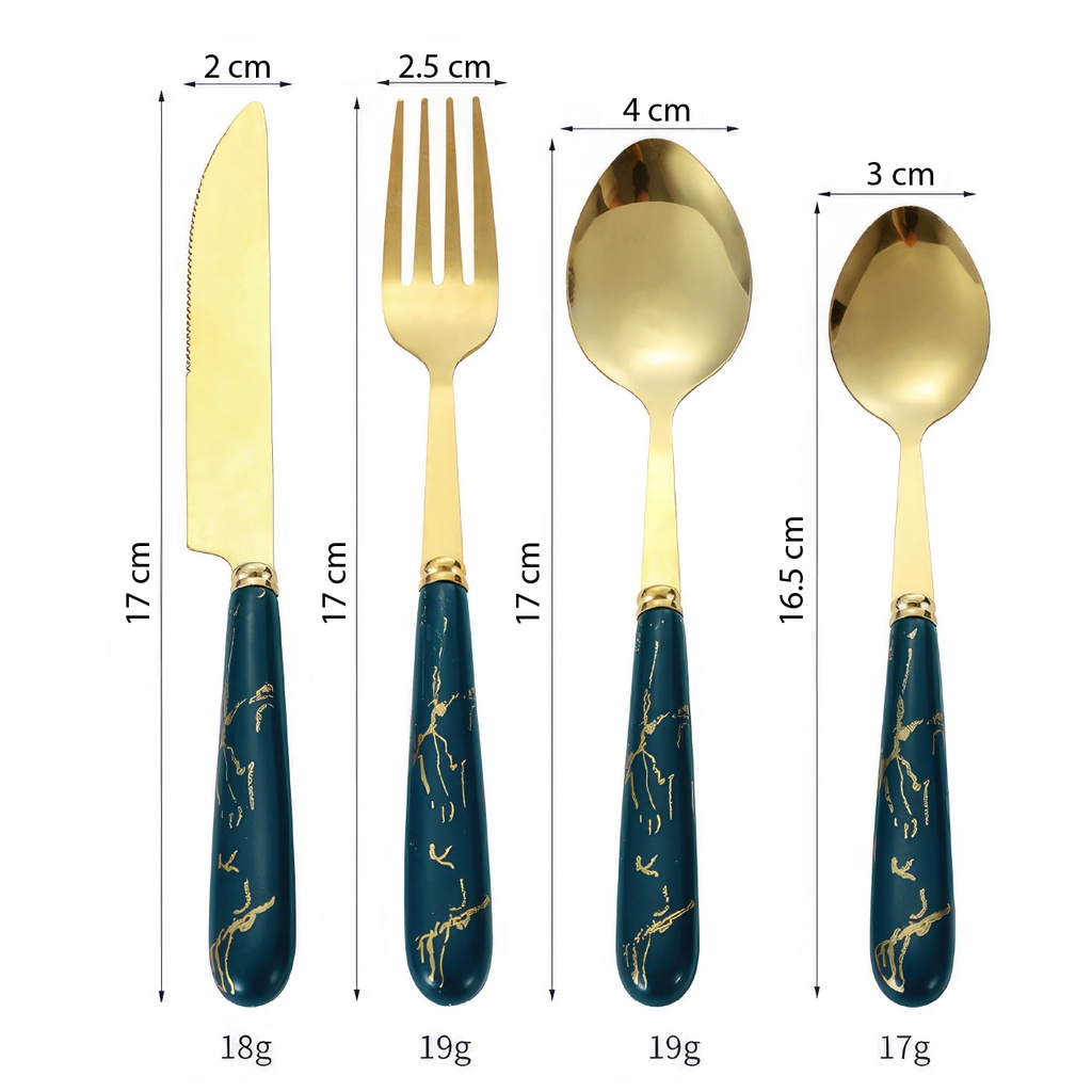 24 cutlery set 24 pcs stainless steel cutlery Spoon & fork Cutlery set ...
