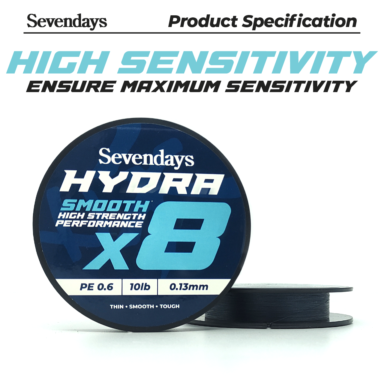 150M Sevendays Hydra X8 Braided Line Strong PE 8 Strands Fishing Tali ...