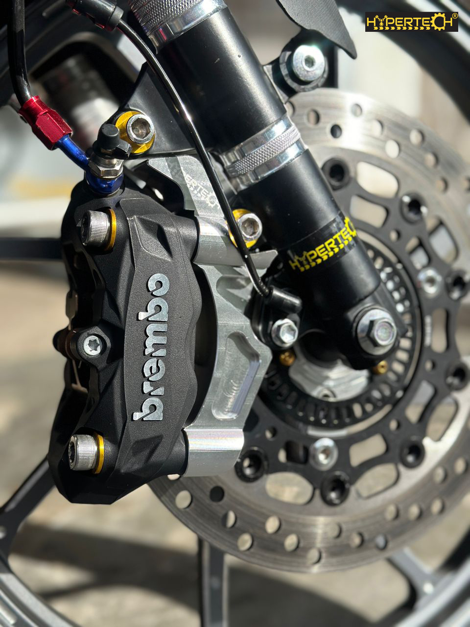 HYPERTECH FRONT CALIPER PRO BRACKET FOR DISC 267MM (Y15 / Y16) 260MM ...