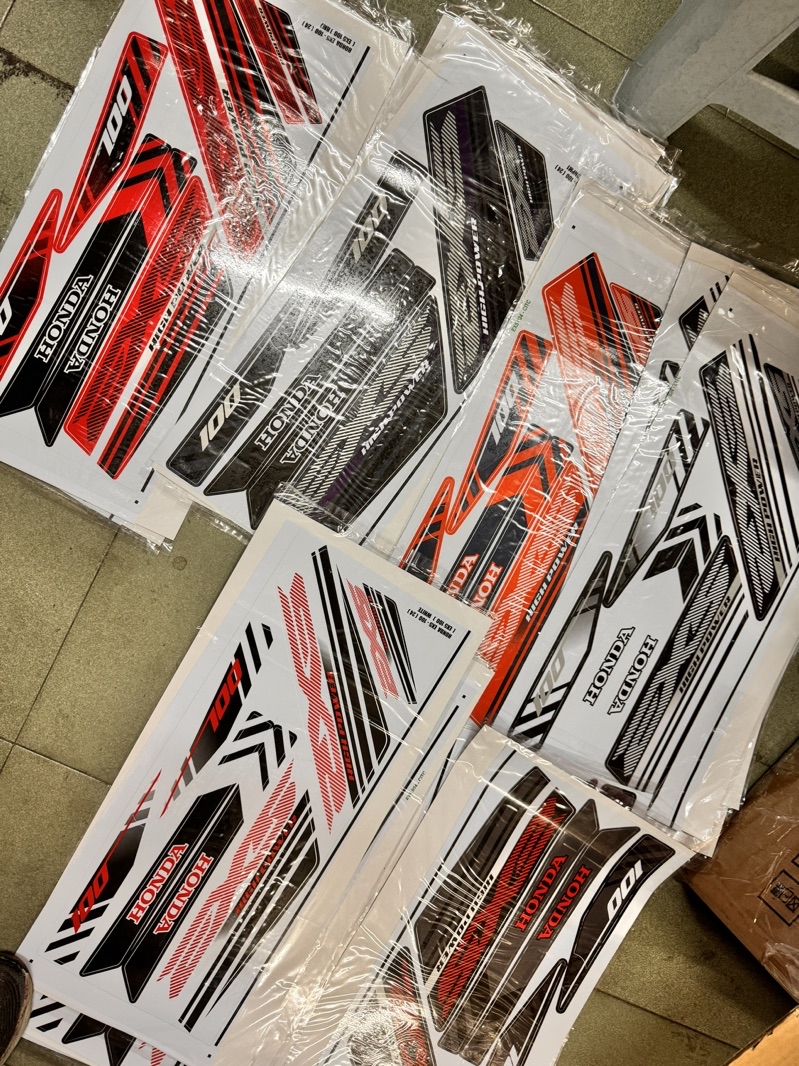 STRIPE MOTOR HONDA EX5 BATMAN (24) CUSTOM DESIGN BODY STICKER ( READY ...