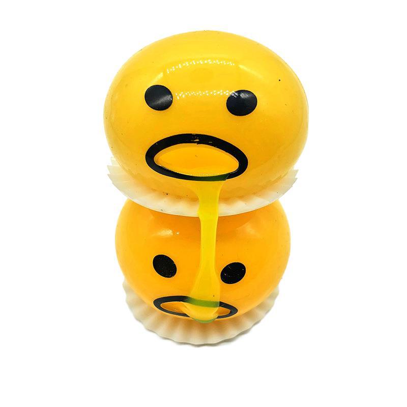 Wenbo [Toy] Disgusting Egg Yolk Vomits Egg Yolk Lazy Egg Custard Vomits ...
