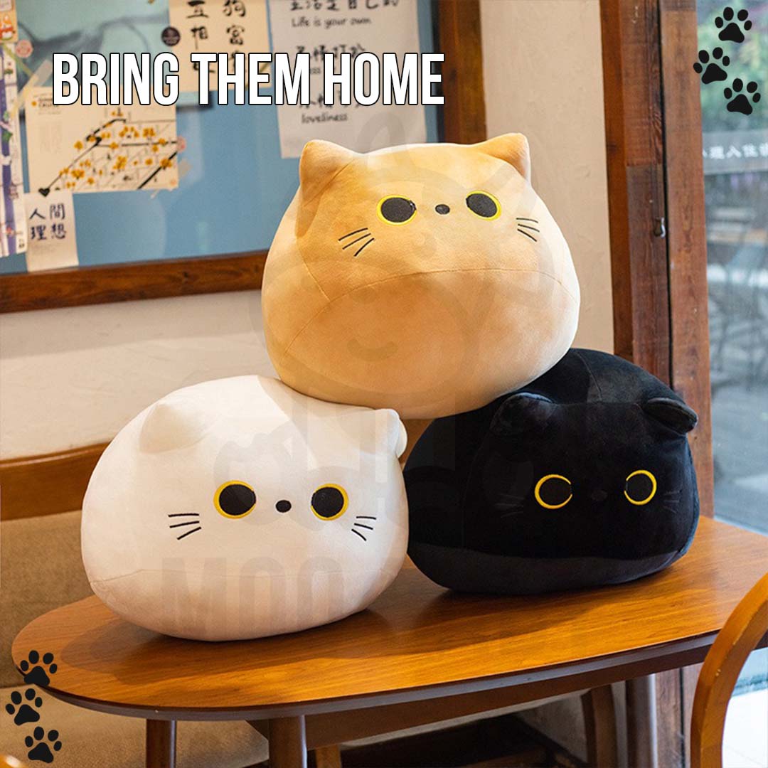 Moo Baby Boneka Kucing Cat Plushie Cute Plushie Anak Patung Comel Cat ...
