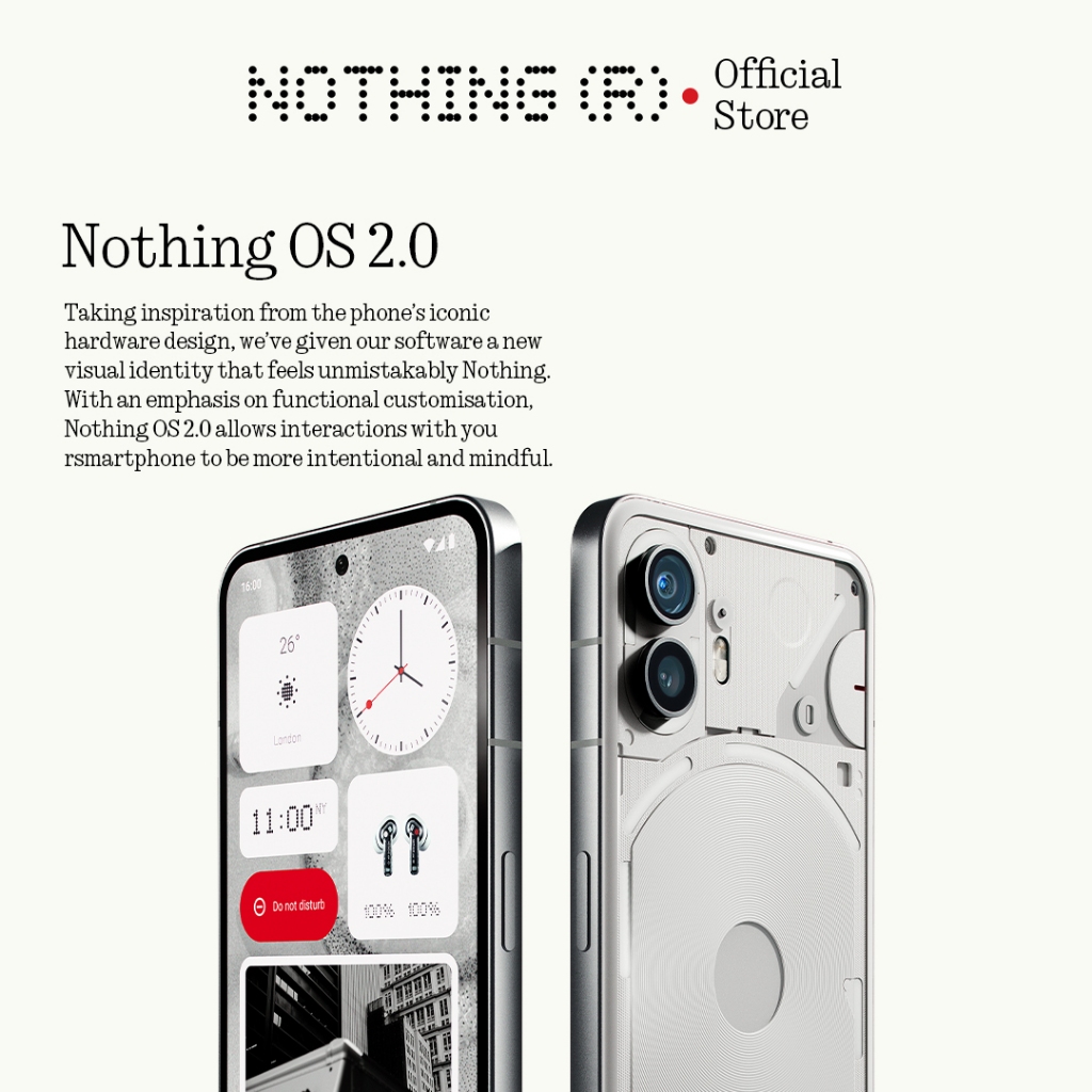 Nothing Phone (2) 5G - 6.7" LTPO AMOLED Display (12GB + 128GB /12GB + 256GB) | Shopee Malaysia