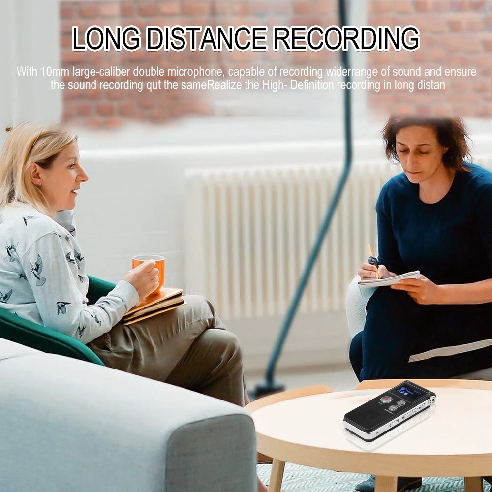 Portable Mini Voice Recorder Digital Sound Recorder Built-In 8G Phone ...