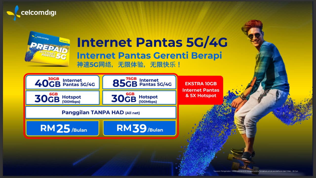 Digi Prepaid Sim Card 5G Unlimited (EDISI KUNING) | Shopee Malaysia