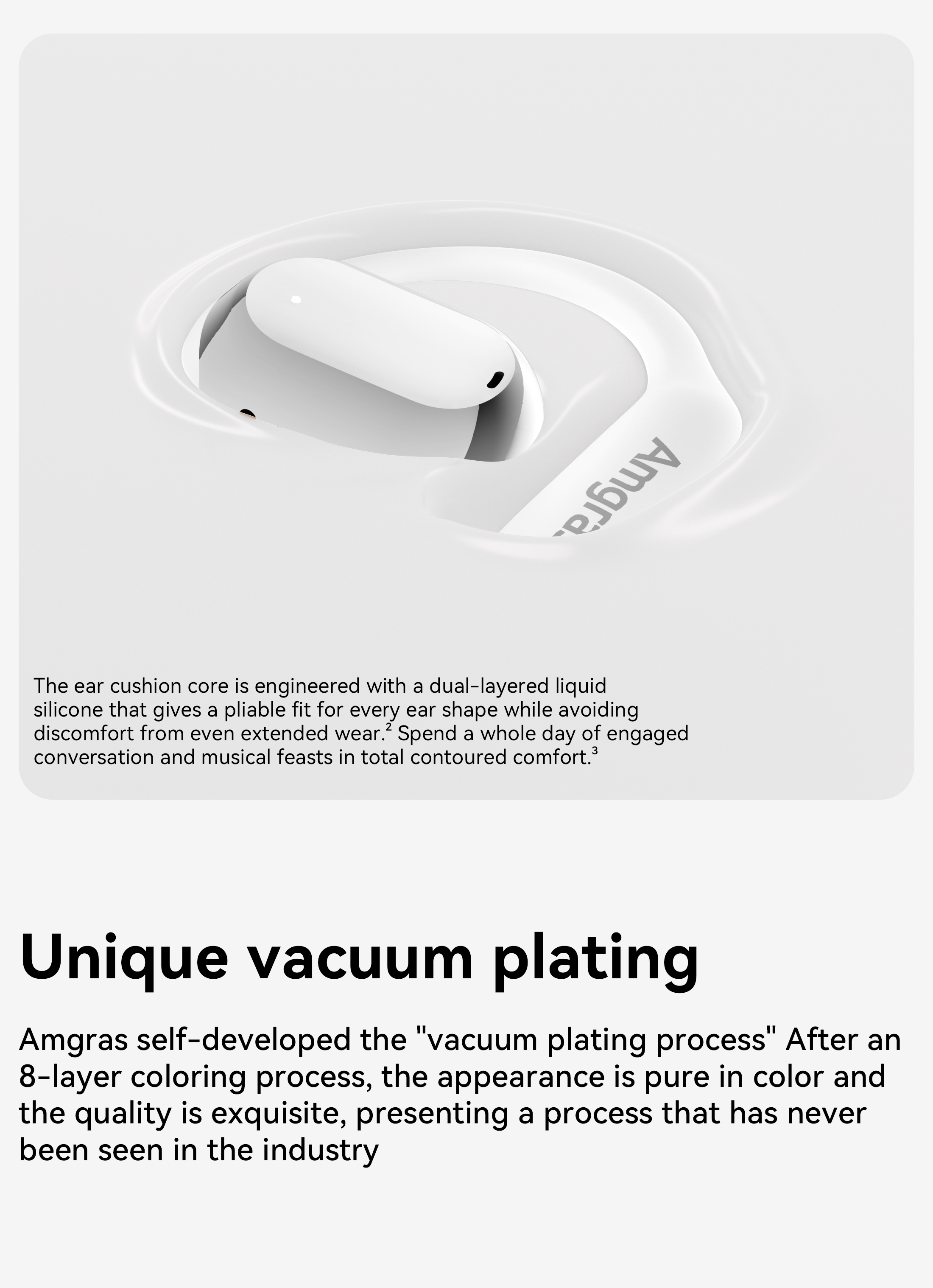 Amgras OpenEcho Ⅳ Ultra OWS Bluetooth Earphone ENC Noise reduction Game ...