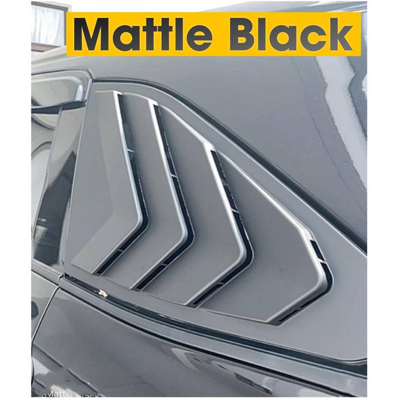 Perodua New Alza Window Cover Mustang Shark Fin Sport Matte Black ...
