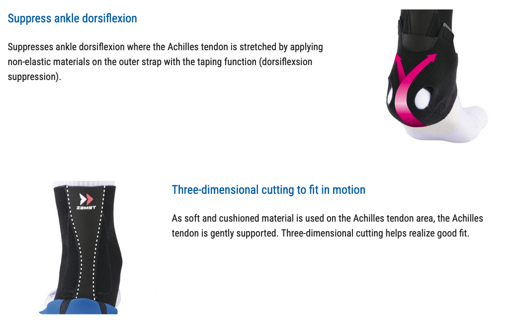 ZAMST AT-1 (Achilles Tendon Brace Support) | Shopee Malaysia