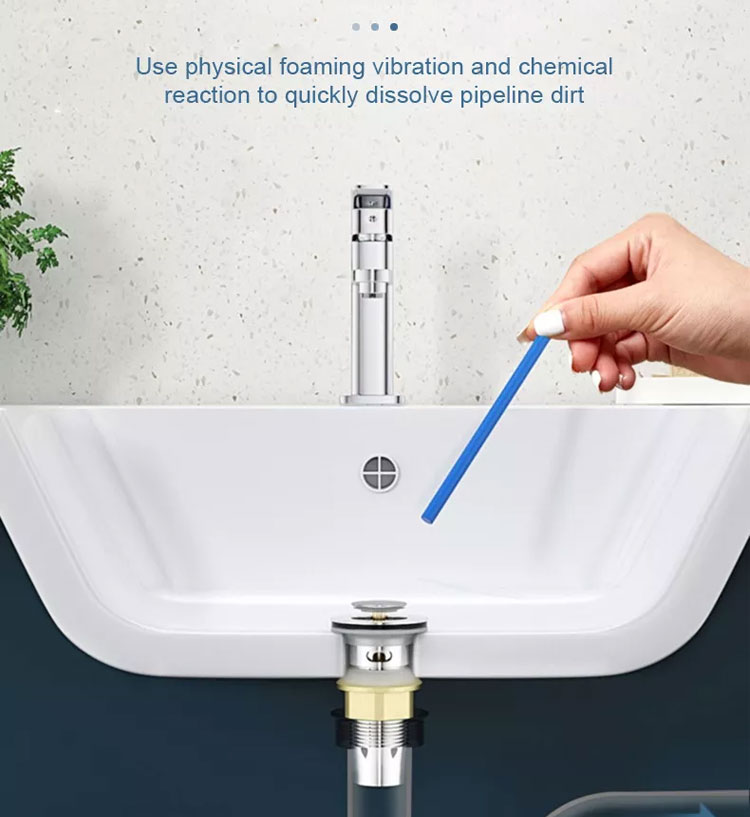 12 PCS Sewer Cleaning Drain Stick Pipe Deodorizer Easy Drain Cleaning ...