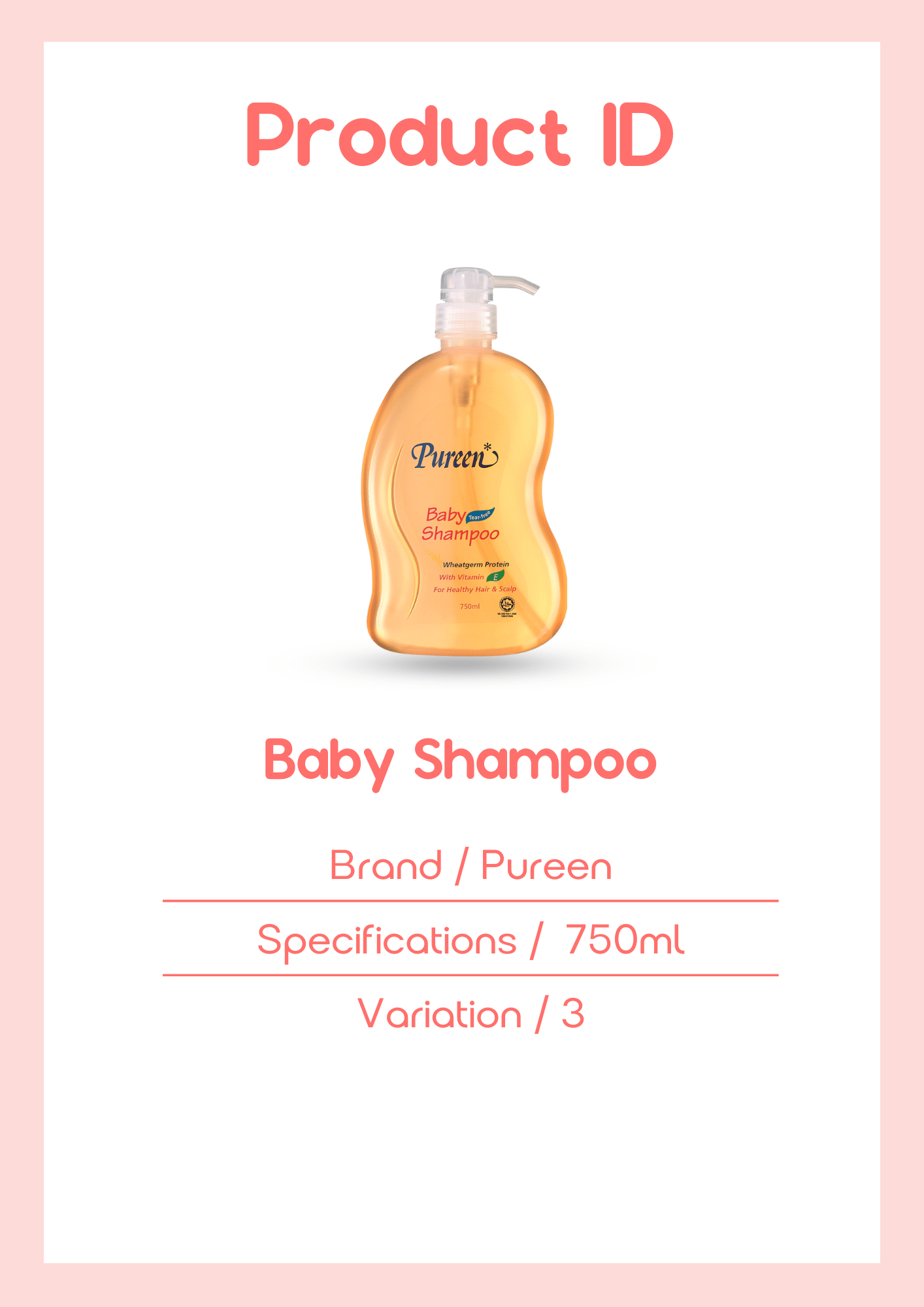 Pureen Baby Shampoo (750ml) | Shopee Malaysia