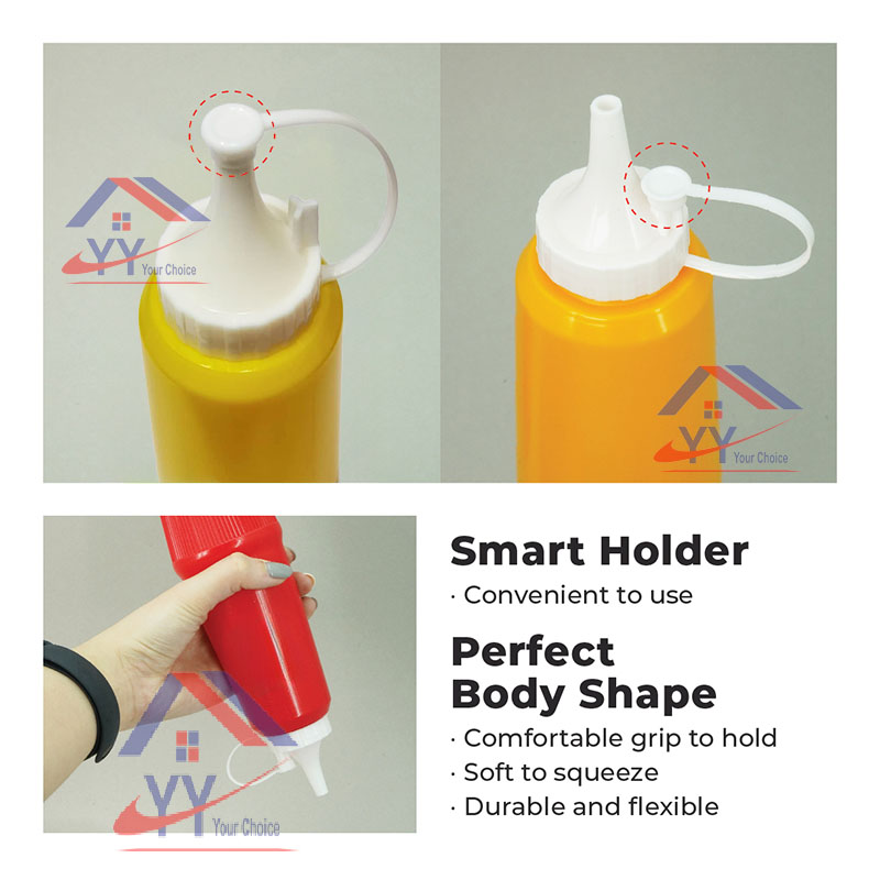 Sauce & Spice Squeezer Bottle(300ml)/Multipurpose Bottle Sos Cili ...