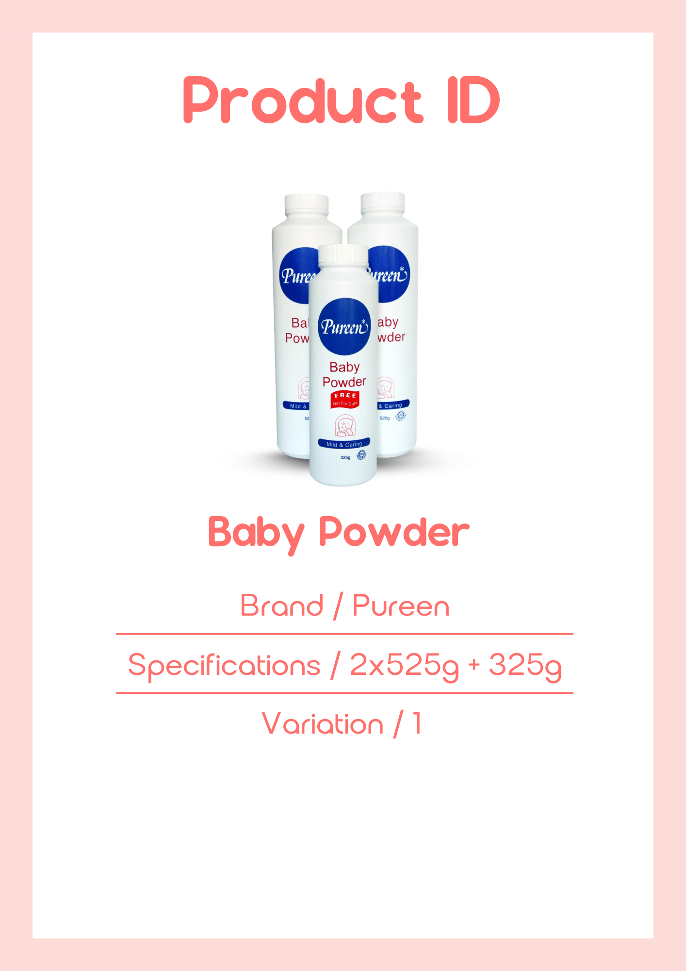 PUREEN PWD 2x525G-POWDER 325G PWD2x525PD | Shopee Malaysia