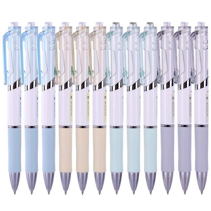 Deli Black Gel Ink Lineflow Pen Bullet Tip 0.5mm Fast Dry Smooth ...