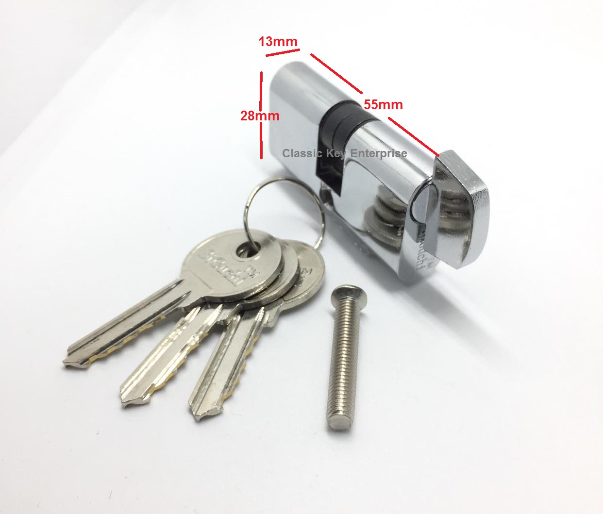 St Guchi deadlock oval profile cylinder SGWSW-55 For Aluminum Door ...