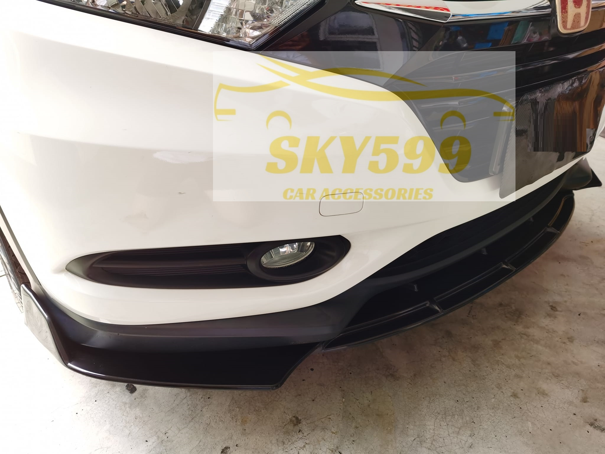 Honda HRV 2013-2021 Front Bumper Diffuser Lip Wrap Angle Splitters ...