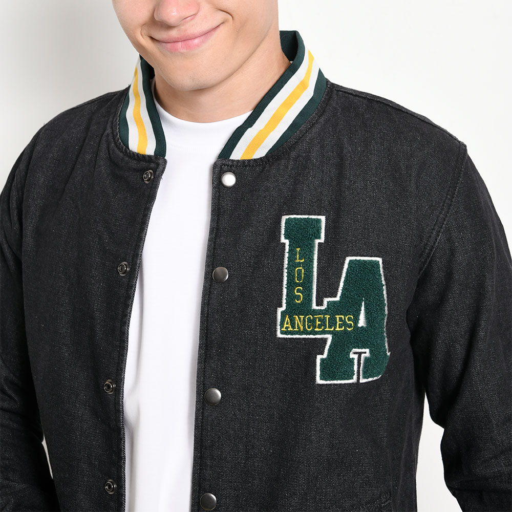 [Online Exclusives] HI STYLE Men Denim Jacket - Black - HSC410245 ...